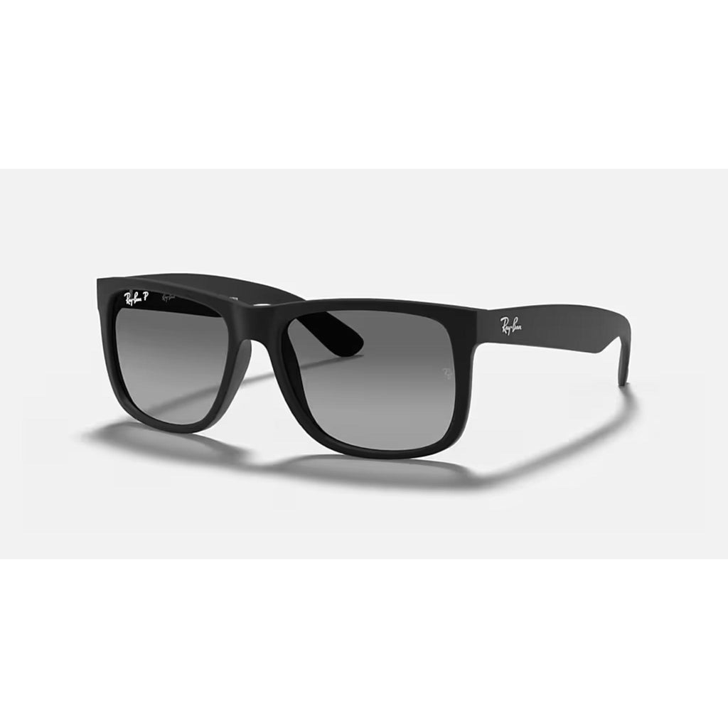 Ray-Ban Justin - Rubber Black w/Light Grey Gradient Dark Grey Lens