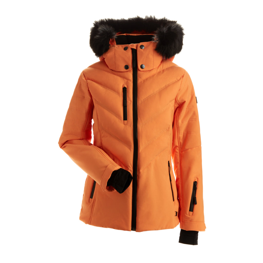 Nils Sundance Faux Fur Snow Jacket - Apricot
