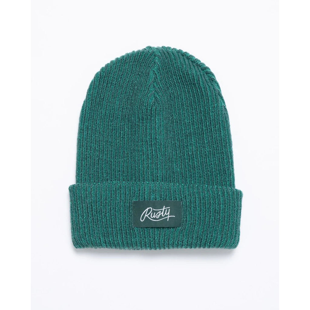 Rusty Tunnel Reversible Beanie DARK EMERALD